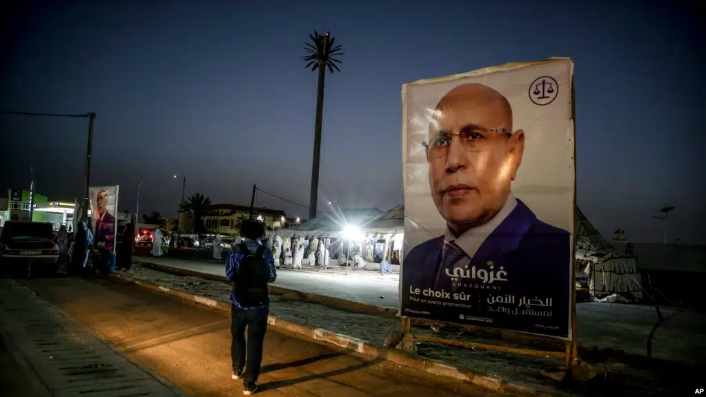 Le président sortant Ghazouani est réélu au premier tour Le président sortant Ghazouani est réélu au premier tour