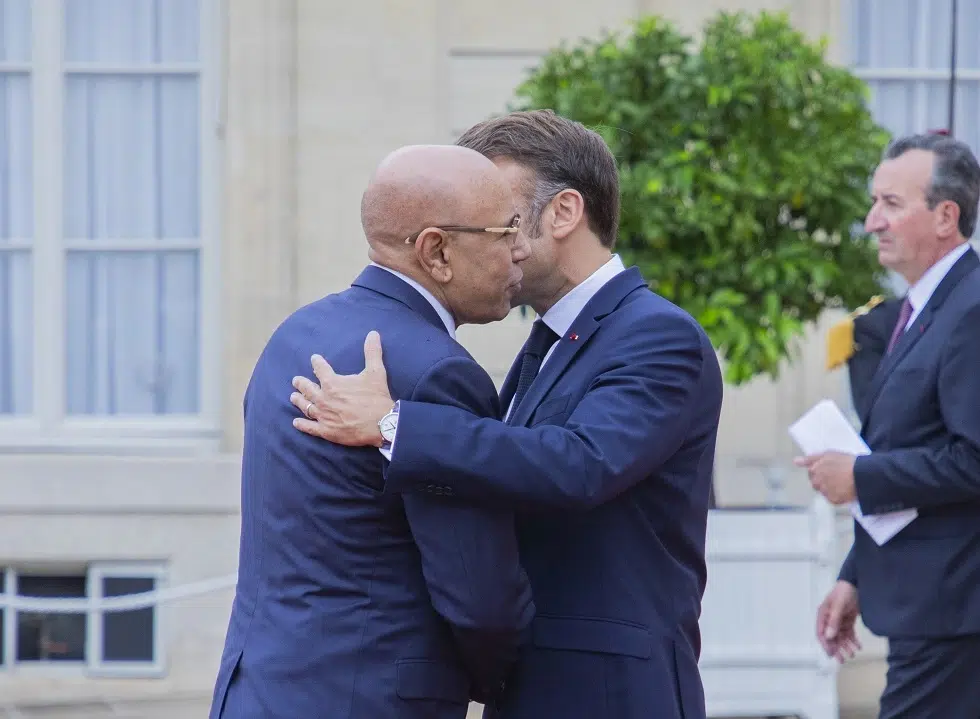 À l'Élysée, le Président Ghazouani reçu par Macron avant la cérémonie d ...