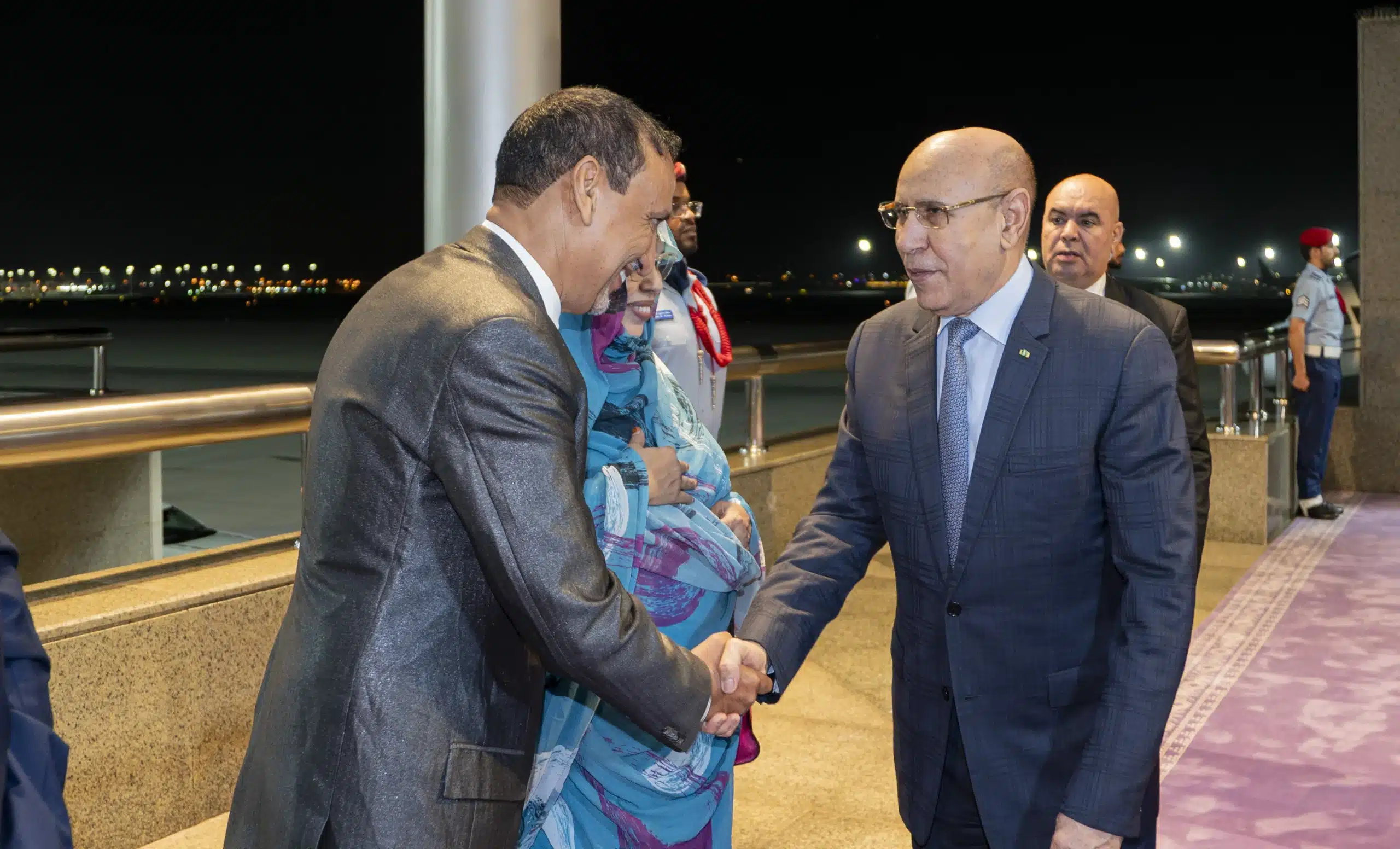 Arrivée du Président Ghazouani à Djeddah