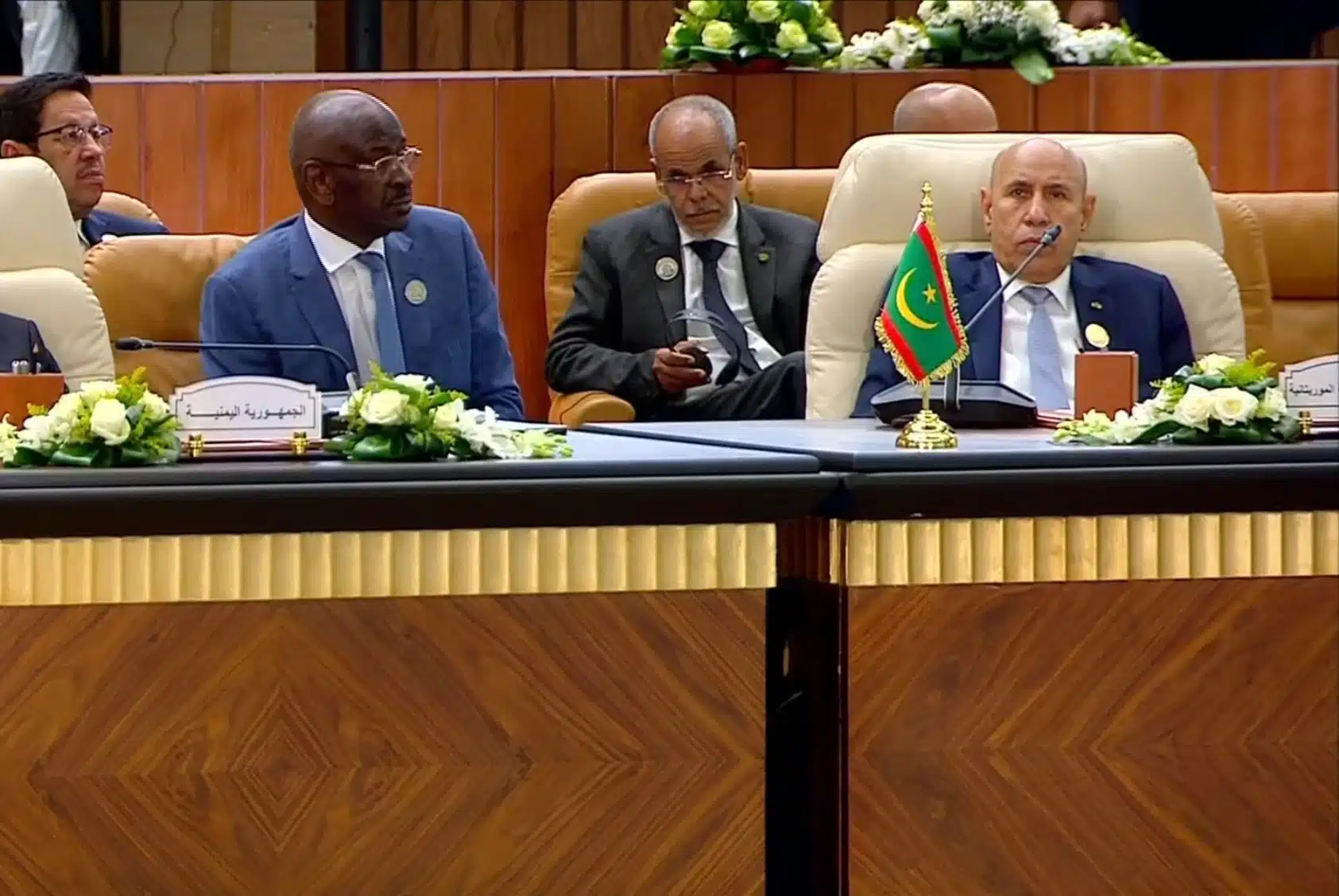 Le Président Ghazouani au Sommet Arabe d'Urgence : Un appel à l'unité ...