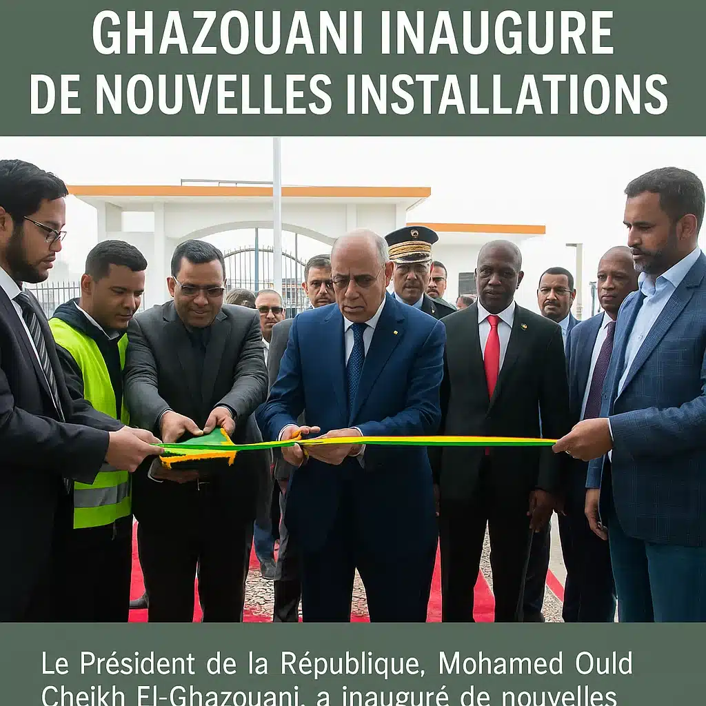 Nouakchott Ouest : Ghazouani inaugure l’ENAJM, un centre de données et un centre de transfusion